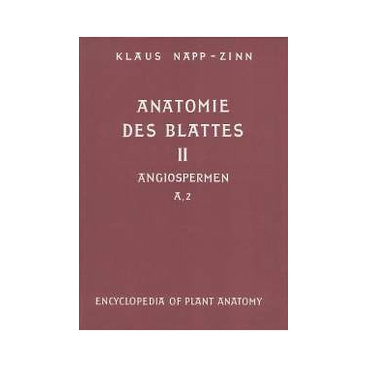 Handbuch der Pflanzenanatomie. Encyclopedia of plant anatomy. Traité d ...