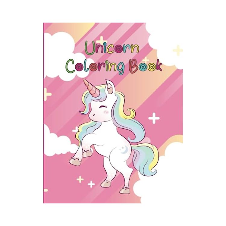 Kids Unicorn Coloring Book: Jumbo Coloring Book for Kids, Featuring a ...