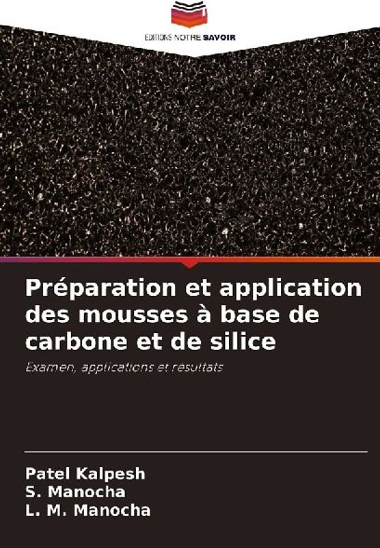 Préparation et application des mousses à base de carbone et de silice ...