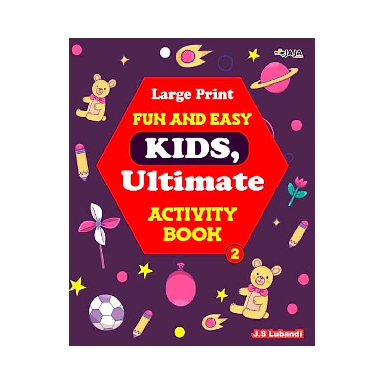 Large Print Fun and Easy Kids Ultimate Activity Book: Vol.2; 5 in 1 ...