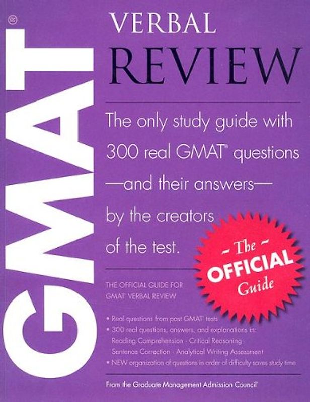 GMAT Verbal Review: The Official Guide (Official Guide for GMAT Verbal ...