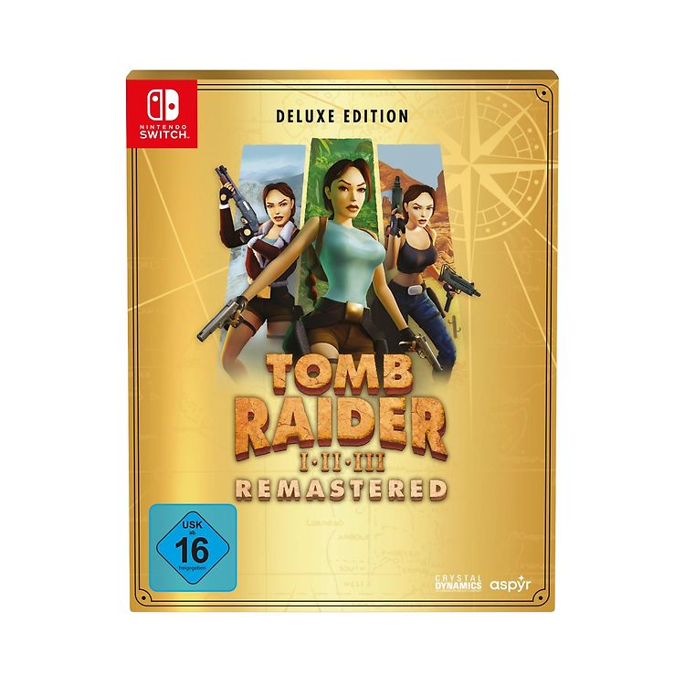 Tomb Raider 1-3 Remastered Starring Lara Croft [Deluxe Edition ...